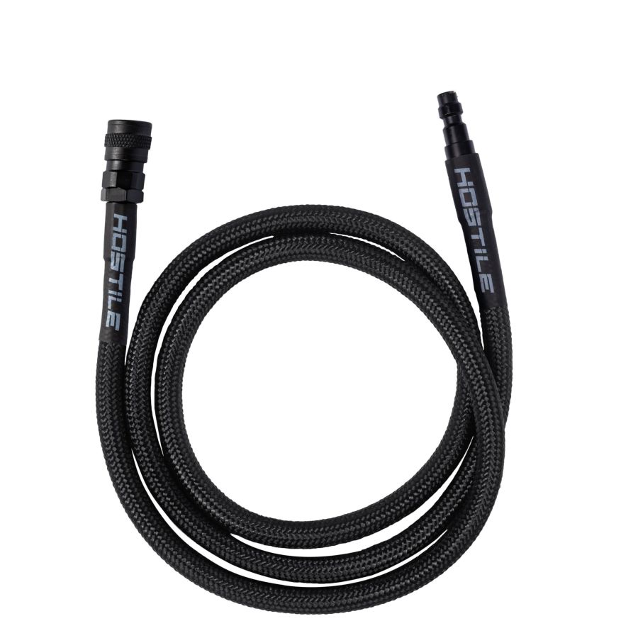 HK Army Hostile AWS Flex Remote Line 42" Hose - Black - Defcon Airsoft