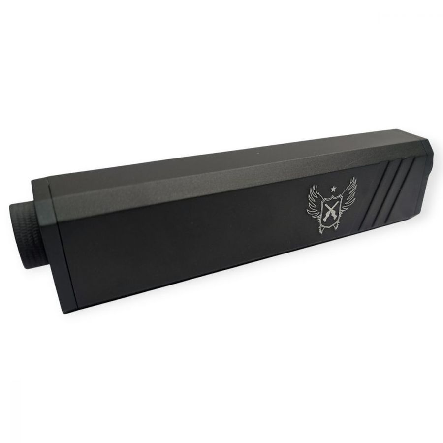 Snow Wolf Rectangle Suppressor - Large - Defcon Airsoft